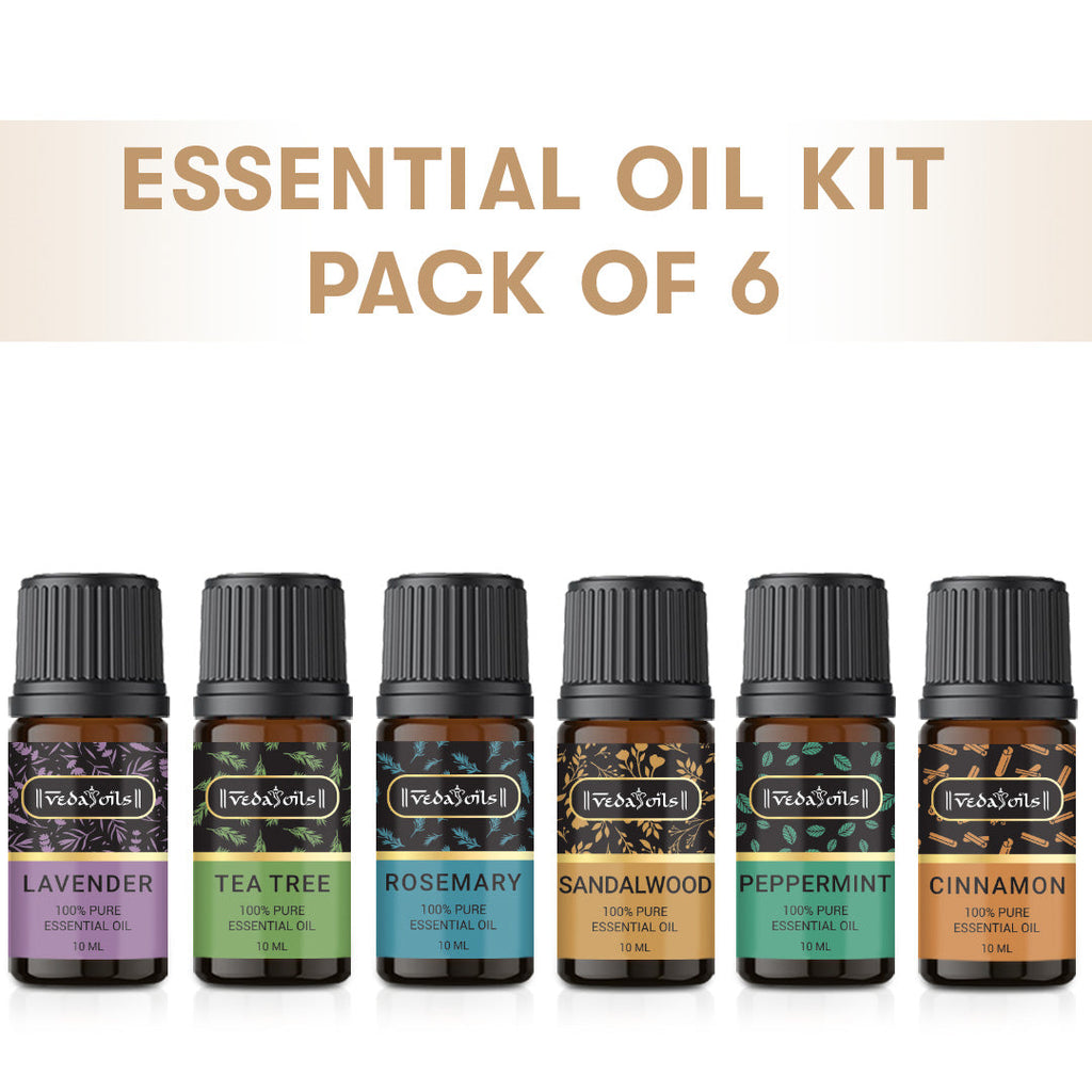 Essential Oil Kit - Pack of 6 Oils – VedaOils USA