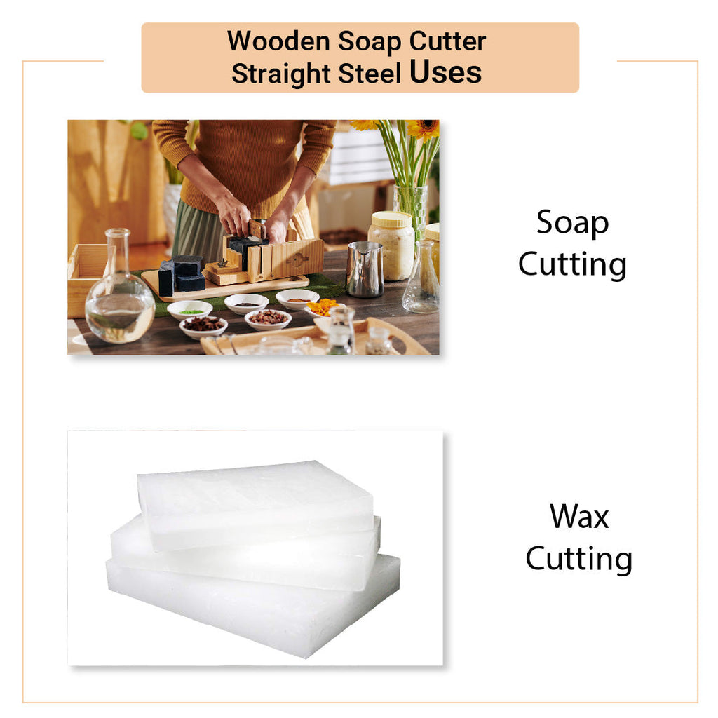 Wooden Soap Crinkle Cutter | Straight Steel Cutter - Combo Pack ...