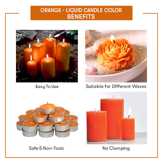 Orange - Liquid Candle Color Dye – VedaOils USA