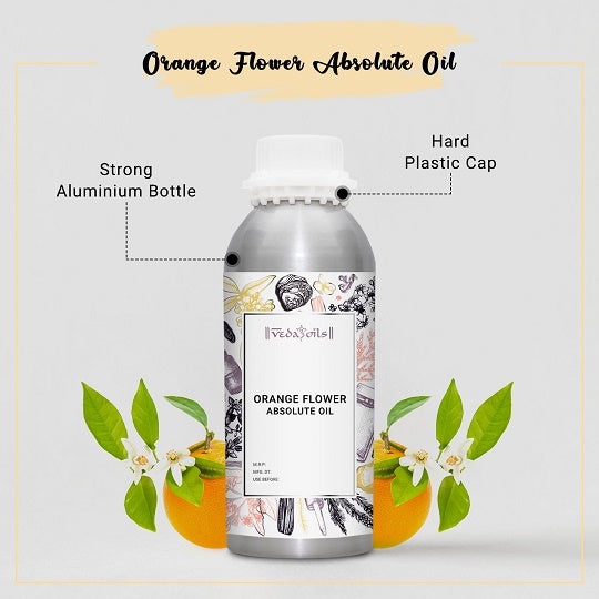 Orange Flower Absolute Oil - 100% Pure & Organic | VedaOils – VedaOils USA