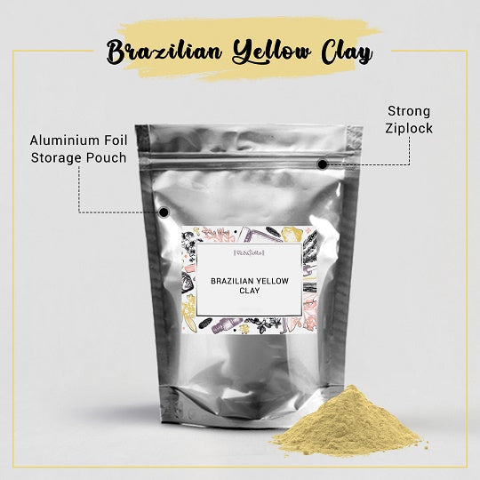 Brazilian Yellow Clay Powder - 100% Pure & Natural at VedaOils ...
