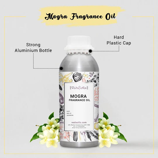 Mogra Fragrance Oil - Buy 100% Pure & Organic Mogra Oil – VedaOils USA