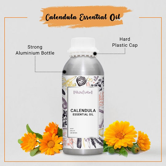 Calendula Essential Oil - 100% Pure & Natural Calendula Oil – VedaOils USA